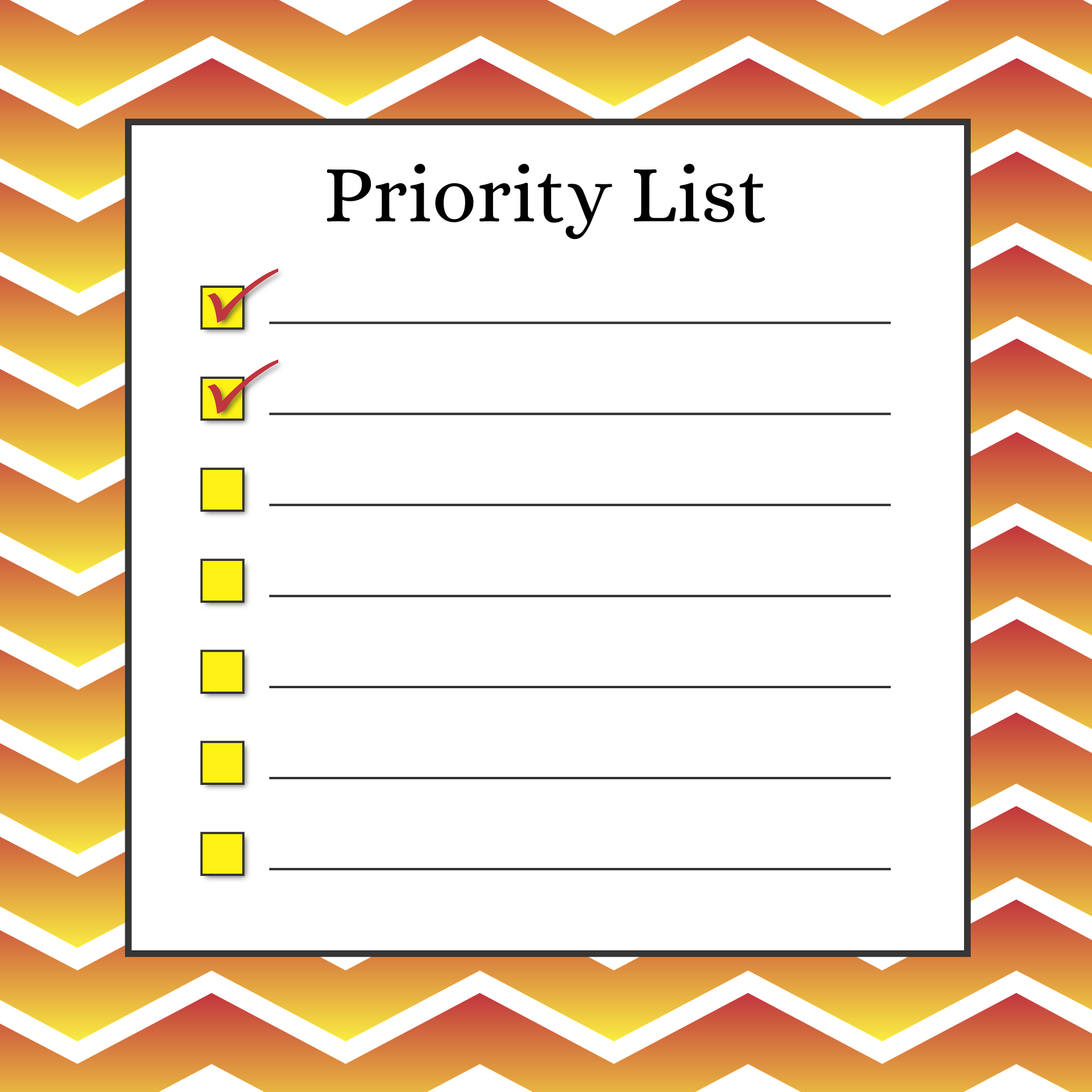 What’s On Your Priority List? – Hands on Fire